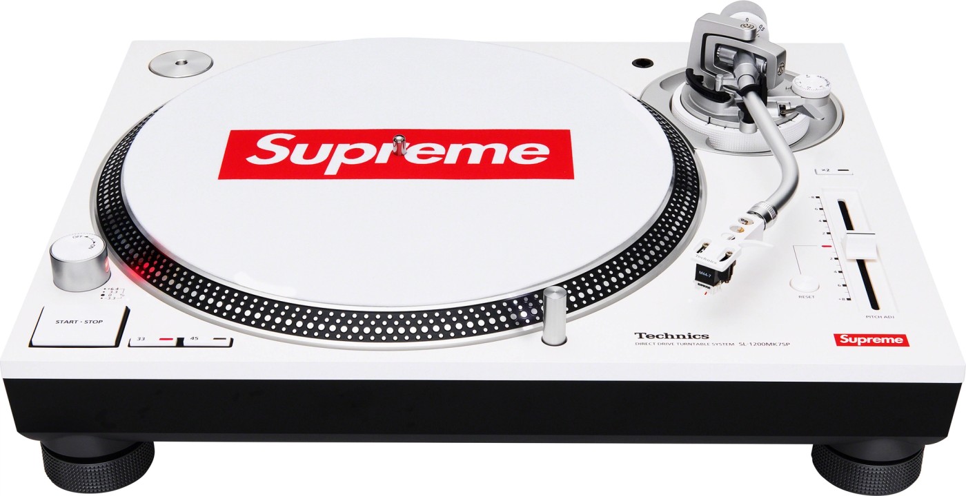 Supreme/Technics SL-1200MK7が秋冬コレクションWEEK17に登場。マニア垂涎のコラボアイテム | Discpick
